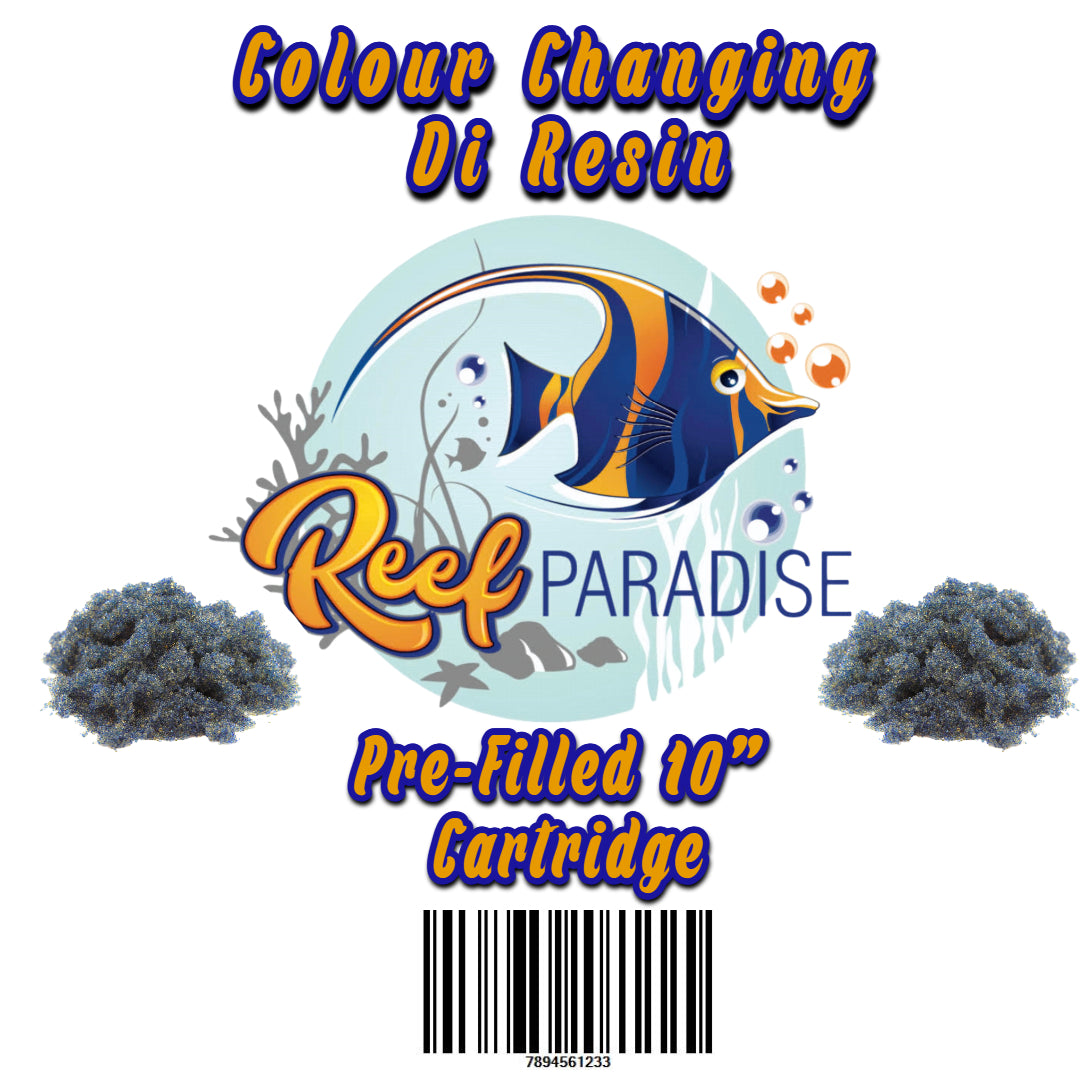 RP Colour Changing DI Resin Cartridge 10" x 2.5" – Reef Paradise